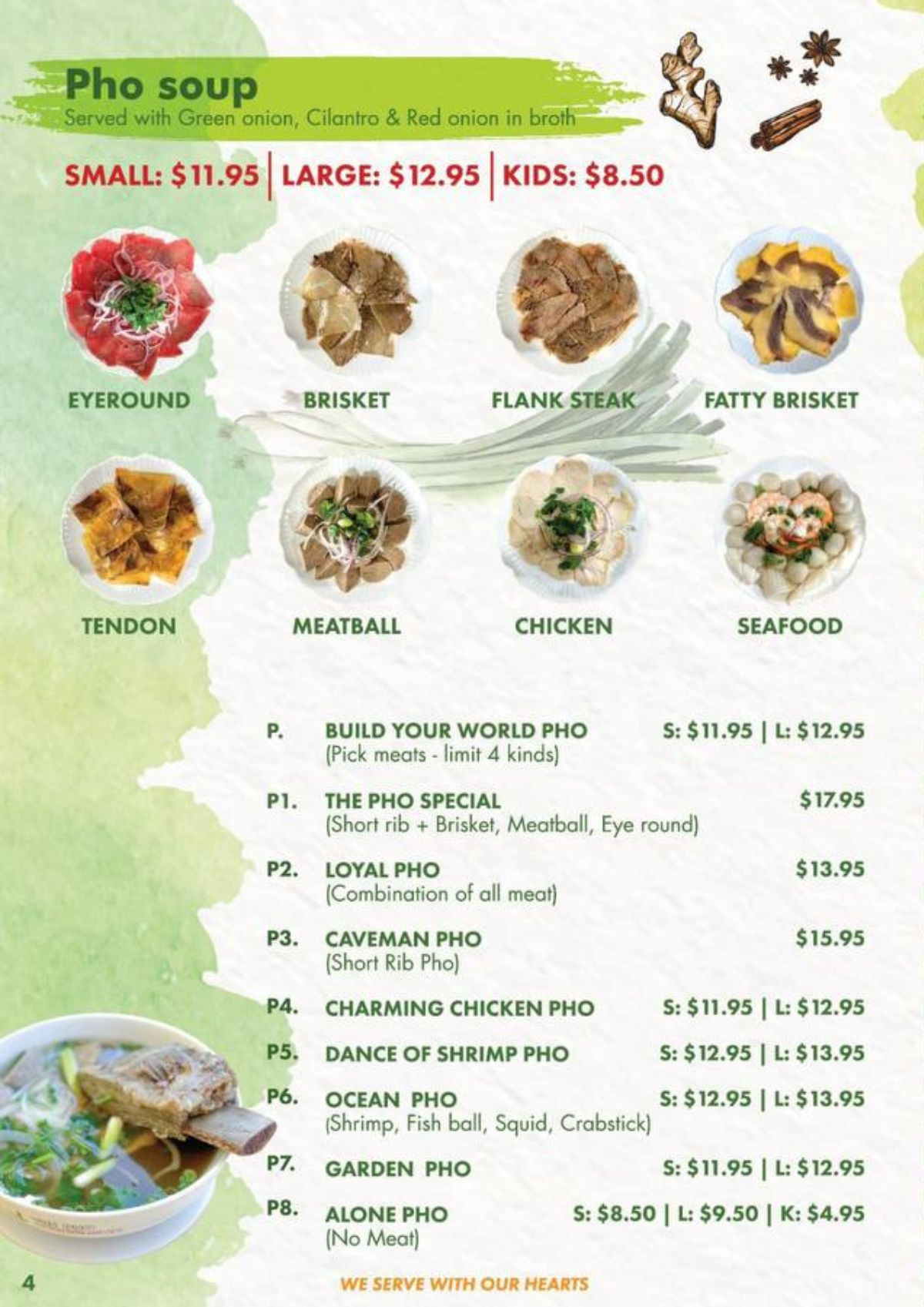 Menu – The Pho Vietnam Kitchen